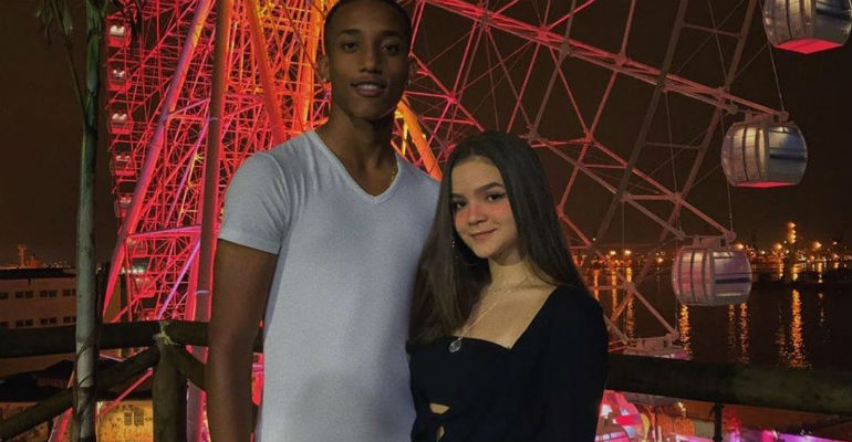 João Pedro, ex-Fluminense, recebe declaração de amor da atriz Mel Maia ...