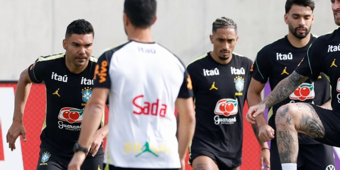 Ancelotti testa cinco mudanças em treino da Seleção antes de amistoso ...